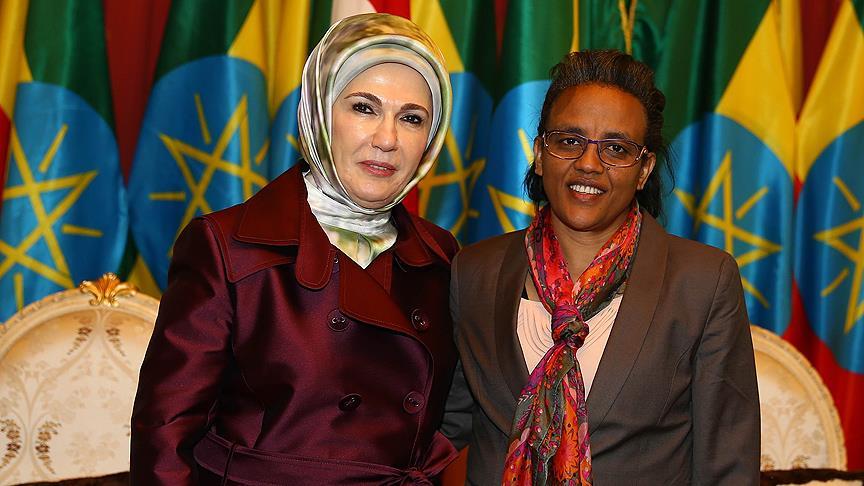 Roman Tesfaye'den Emine Erdoğan'a teşekkür