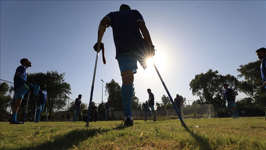 Iraqi violence-survivors with disabilities find solace in football