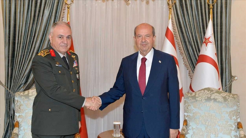 Northern Cyprus' President Tatar receives Turkish Chief of General ...