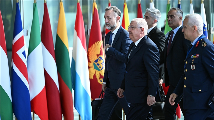 Turkish defense minister holds meetings at NATO Headquarters