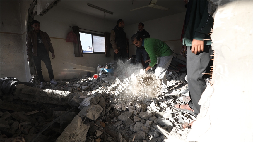 8 Palestinians killed in Israeli strike on school sheltering displaced ...