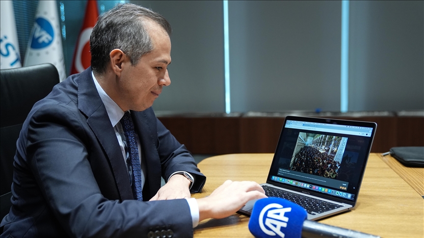 İFM Genel Müdürü Ahmet İhsan Erdem, AA'nın "Yılın Kareleri" oylamasına ...