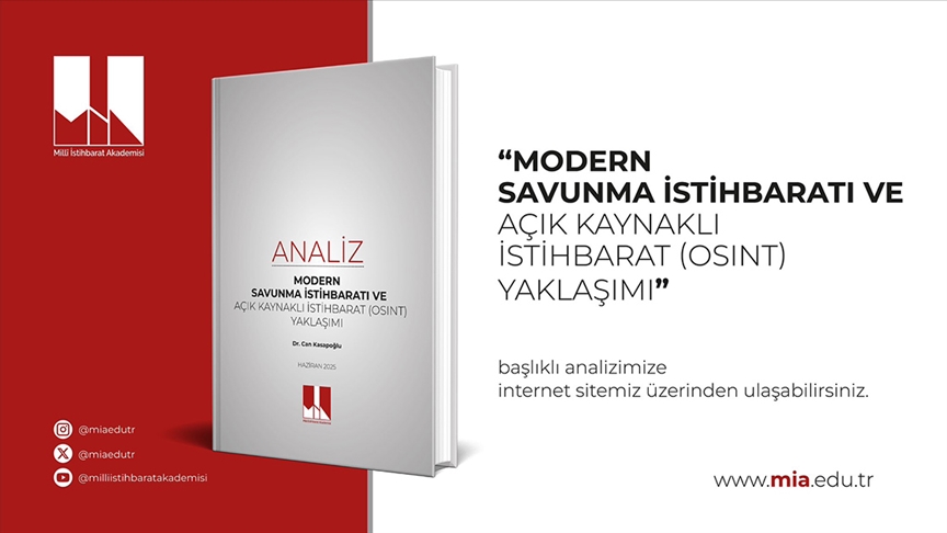 Milli İstihbarat Akademisinden "Modern Savunma İstihbaratı ve Açık ...