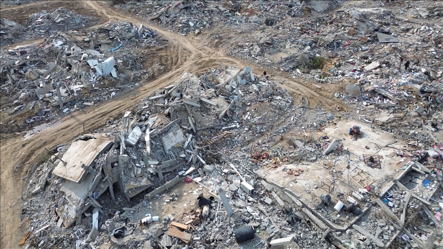 Israeli defense minister shares aerial photo showing complete ...