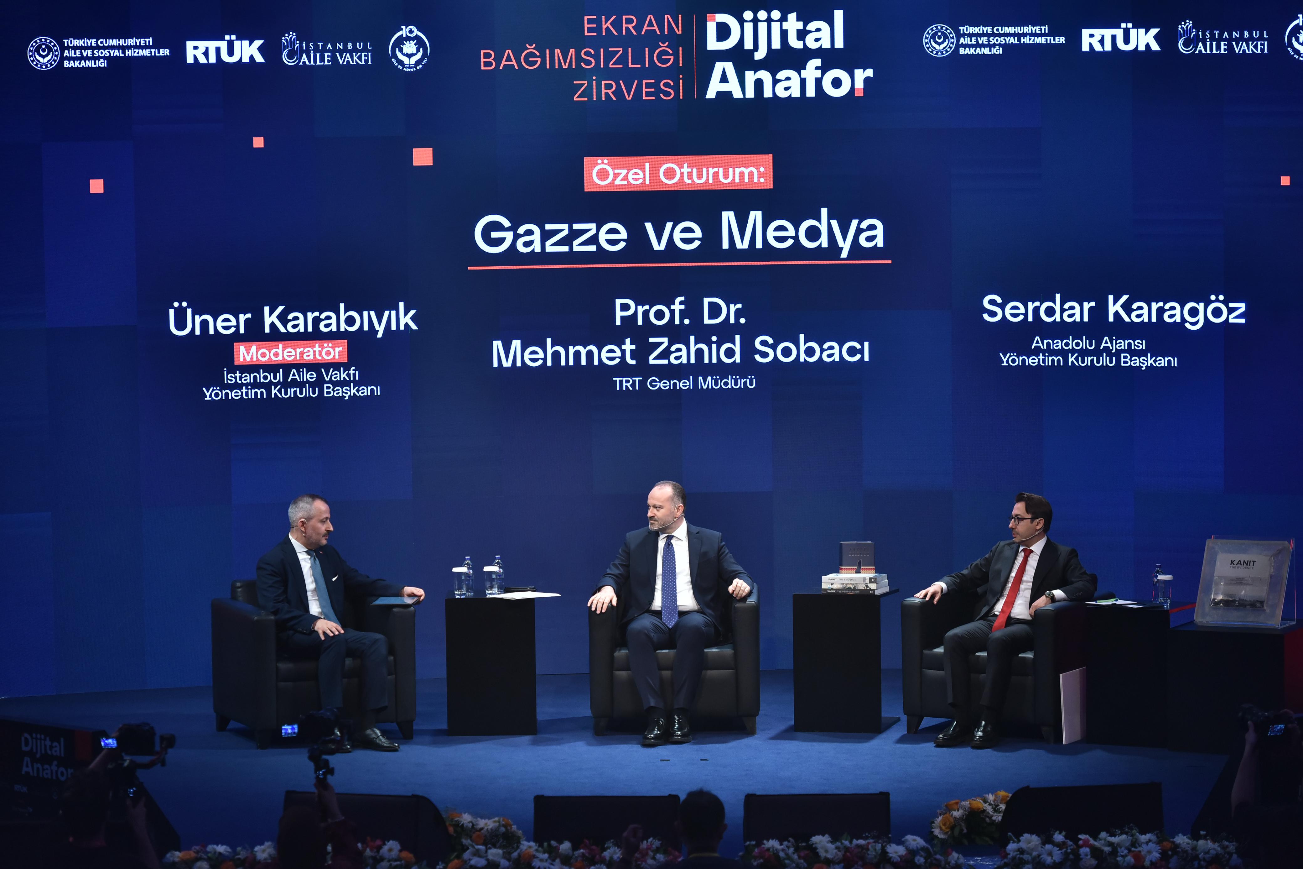 "Dijital Anafor: Ekran Bağımsızlığı Zirvesi" kapsamında "Gazze ve Medya ...