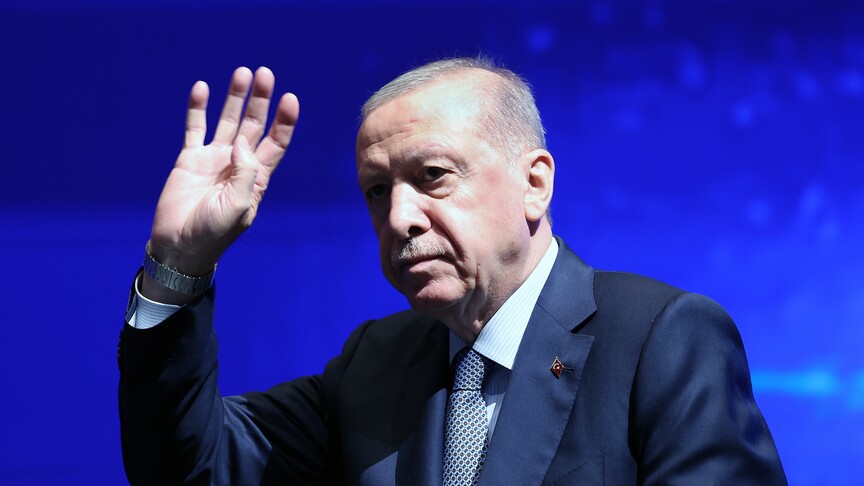 Turkish football team to feel nation’s support on field: President Erdogan