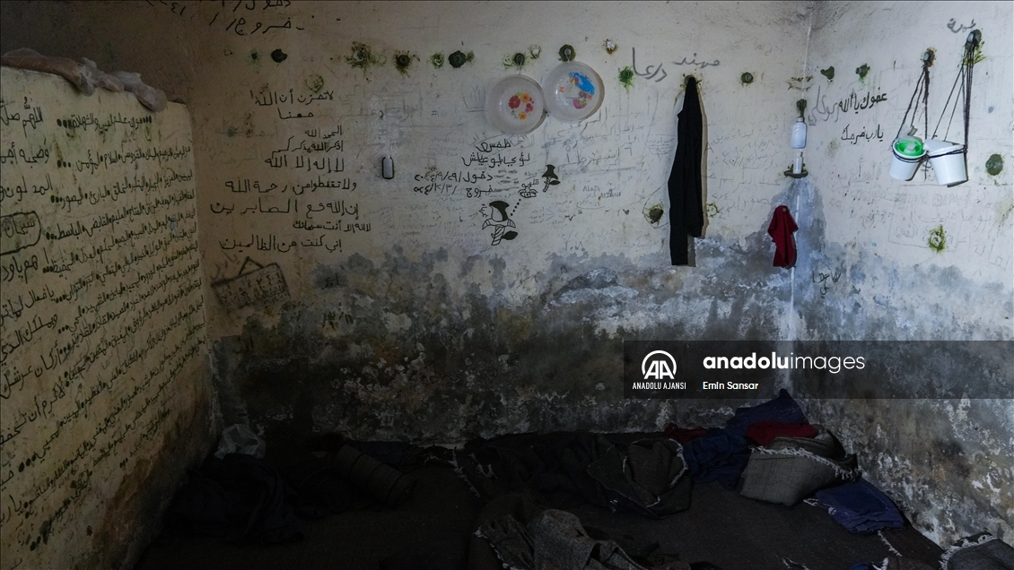 AA, Şam'daki Mezze Askeri Hapishanesi'ndeki insanlık dışı koşulları ...
