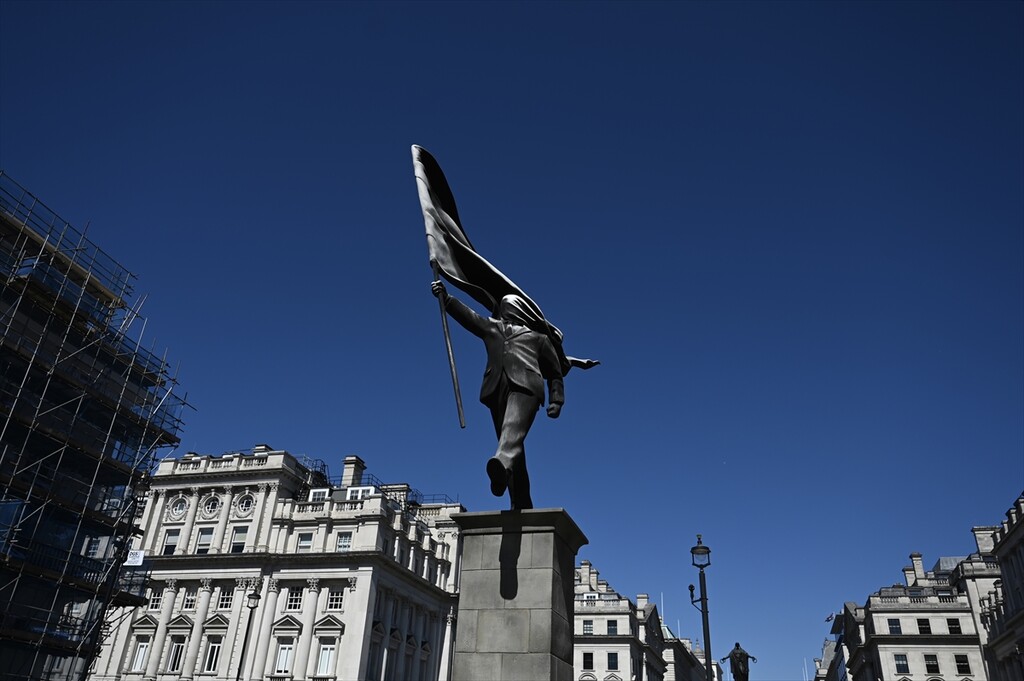 Umjetničko djelo za koje se vjeruje da je djelo Banksyja izloženo u Londonu