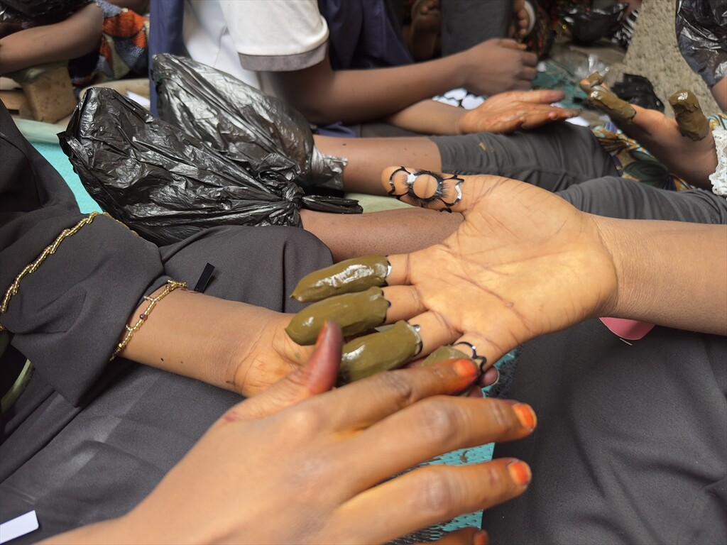 Women in Nigeria prepare for Eid al-Adha with traditional henna designs