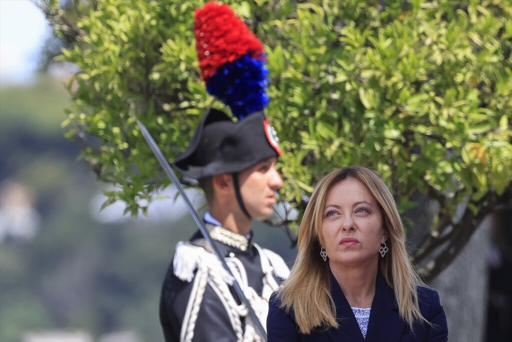 Italian Prime Minister Meloni meets Japanese Prime Minister Takaichi in ...