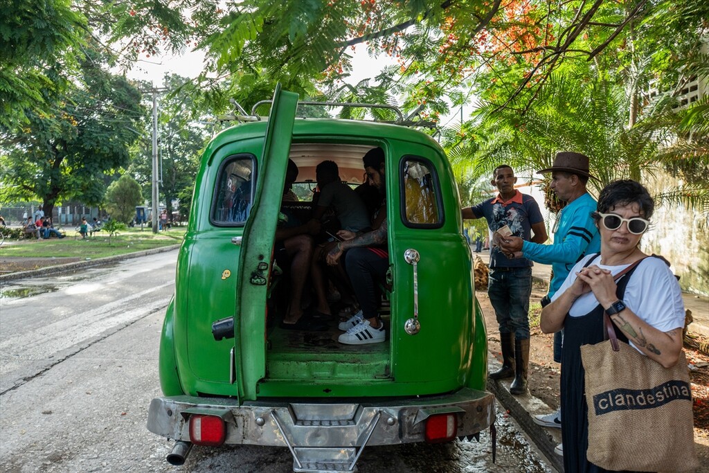 Old American cars continue to serve as everyday transport in Havana
