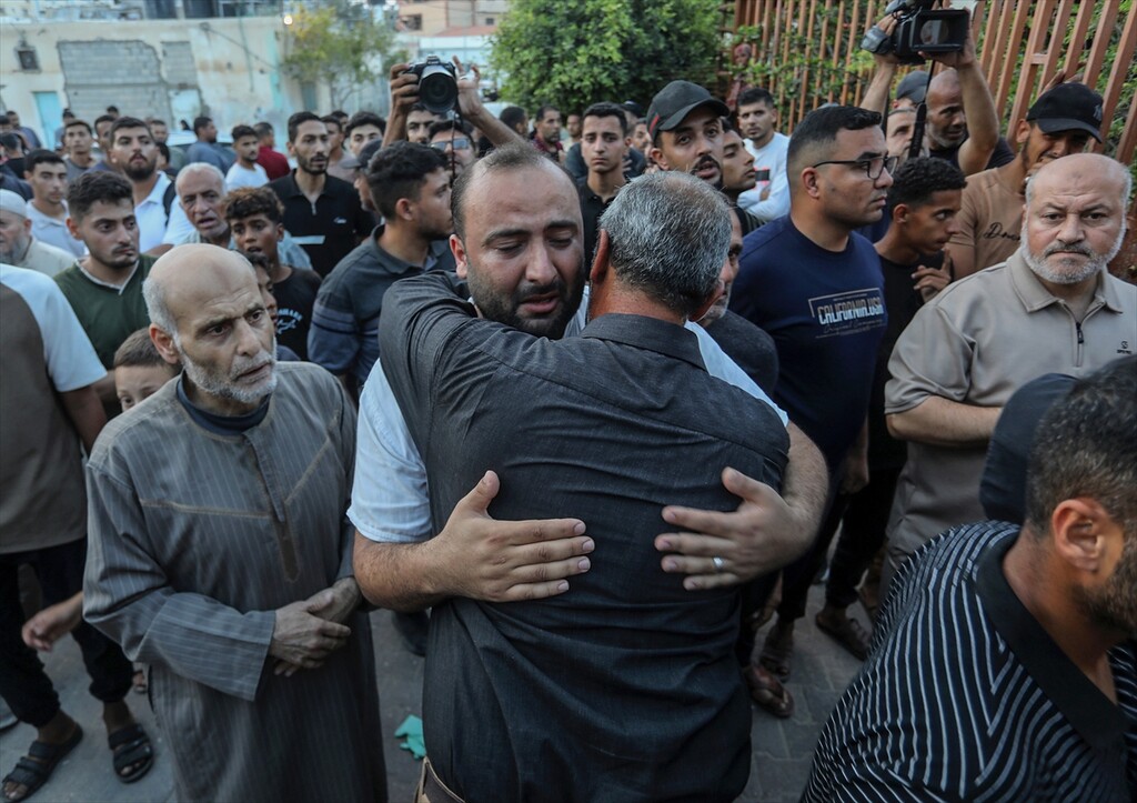 Funeral held for victims of Israeli drone attack targeting civilians in ...